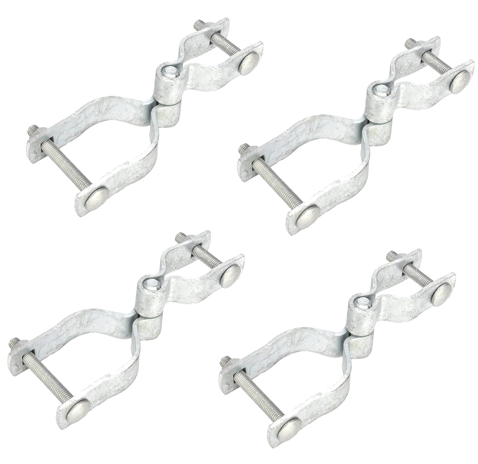 SKYSONIC 1-3/8" 2-3/8" Chain Link Fence Gate Post Hinge 4 Pack, Chain ...