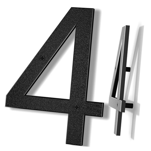 SKYSONIC 10 Inch House Numbers for Exterior Use, Large Address Numerals ...