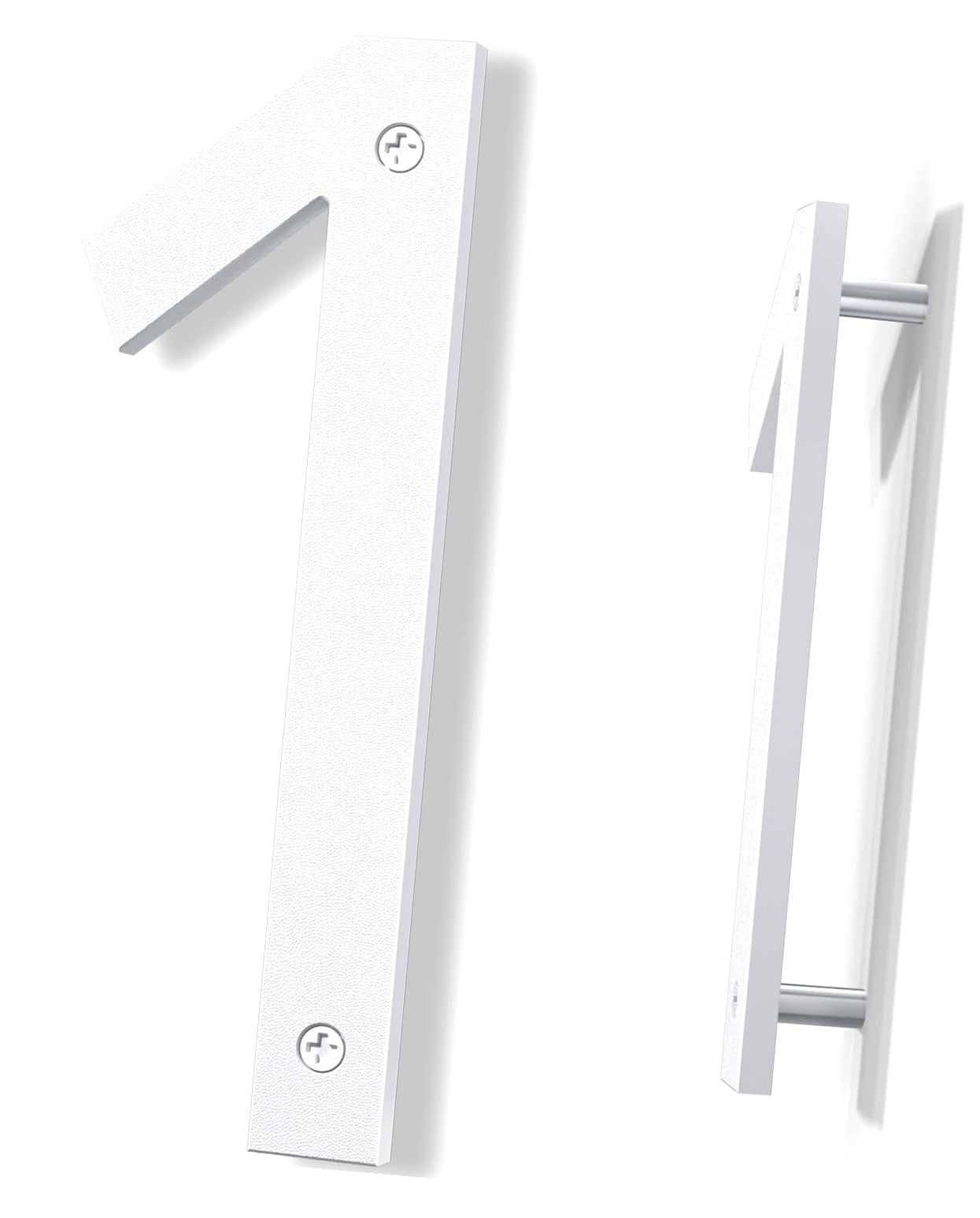 SKYSONIC 10 Inch White House Numbers for Outside, Large Address Numbers ...
