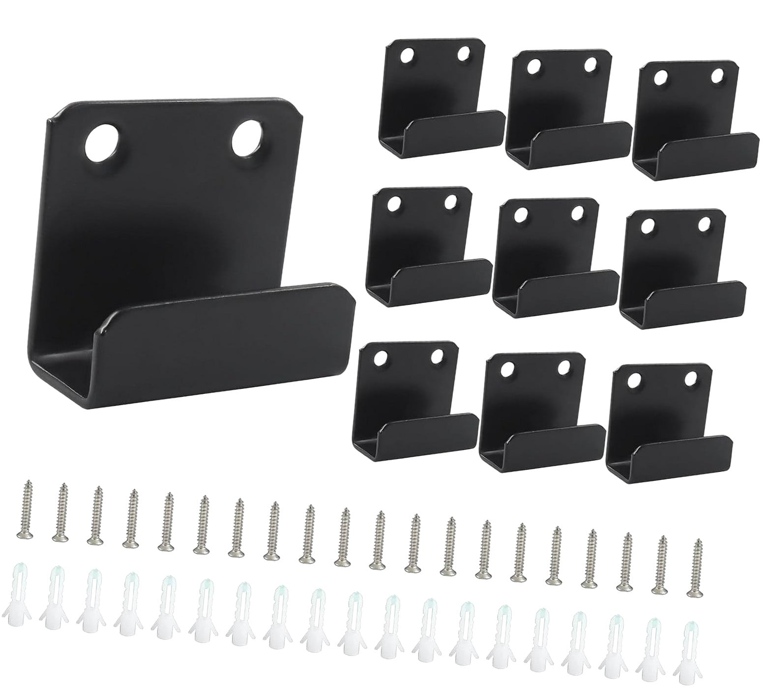 SKYSONIC 10 Pack Steel Tile Display Wall Hanger Fastener and Mount ...
