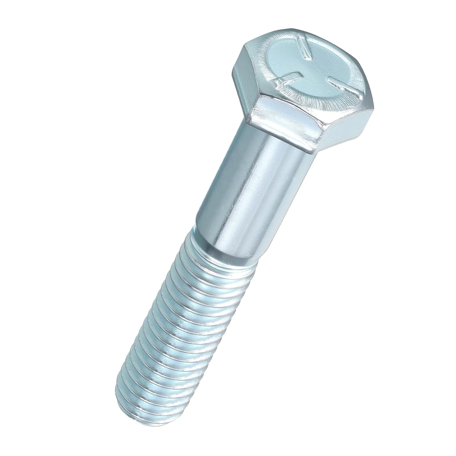 SKYSONIC 10 Pcs Hex Screws Bolts - [3/8"-16x2] Carbon Steel Grade 5 Hex ...