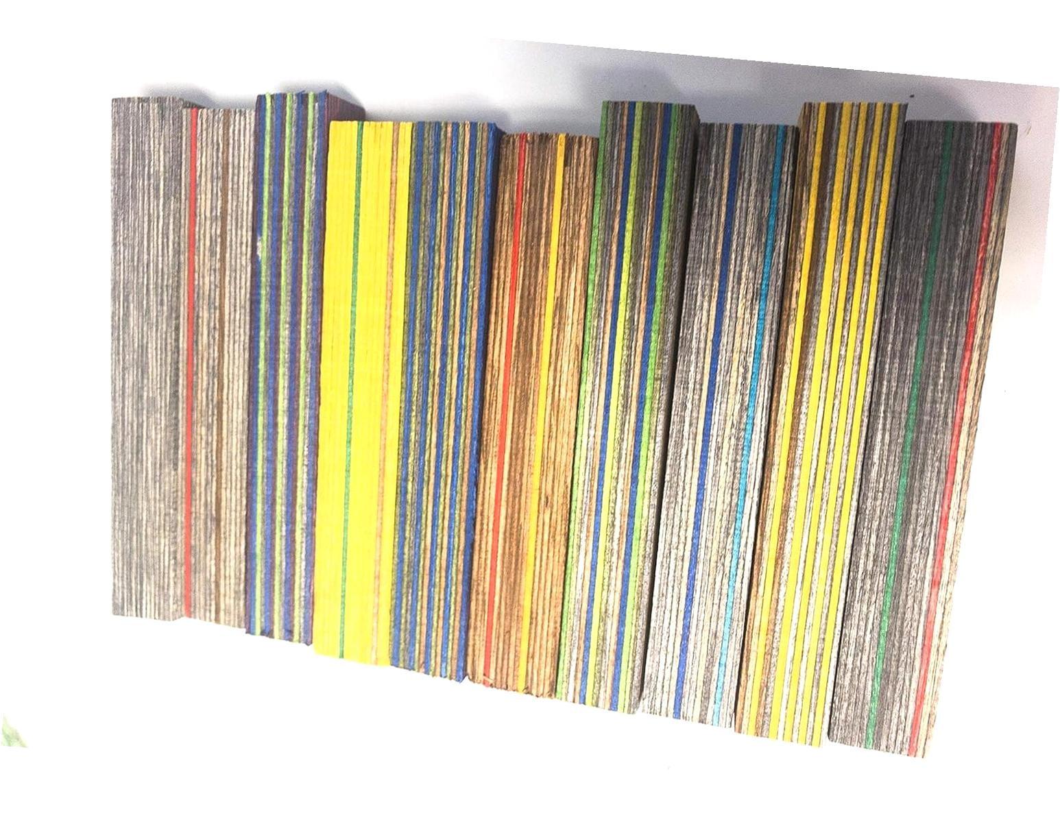 SKYSONIC 10 Piece Varied Spectraply Wood Pen Blanks Collection ...