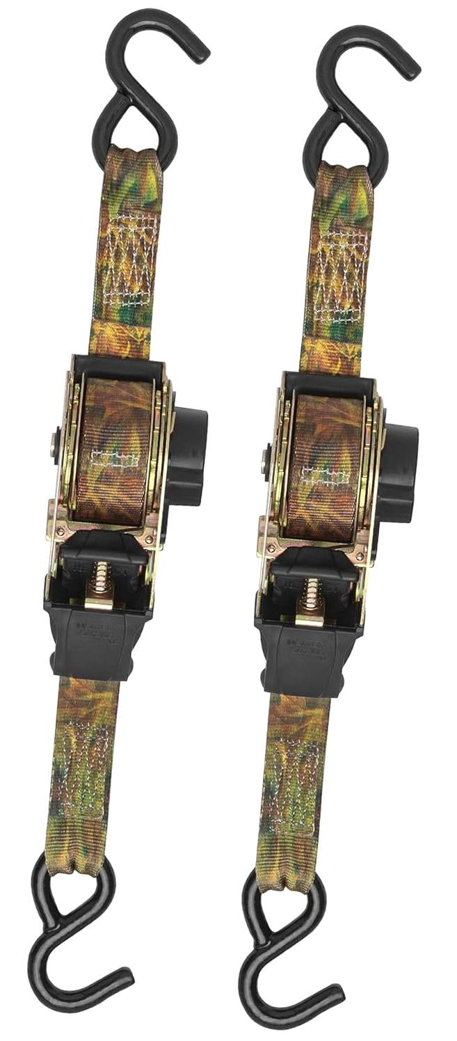 SKYSONIC 10' Retractable Ratchet Straps, 2 Pack — Camo Ratchet Straps ...
