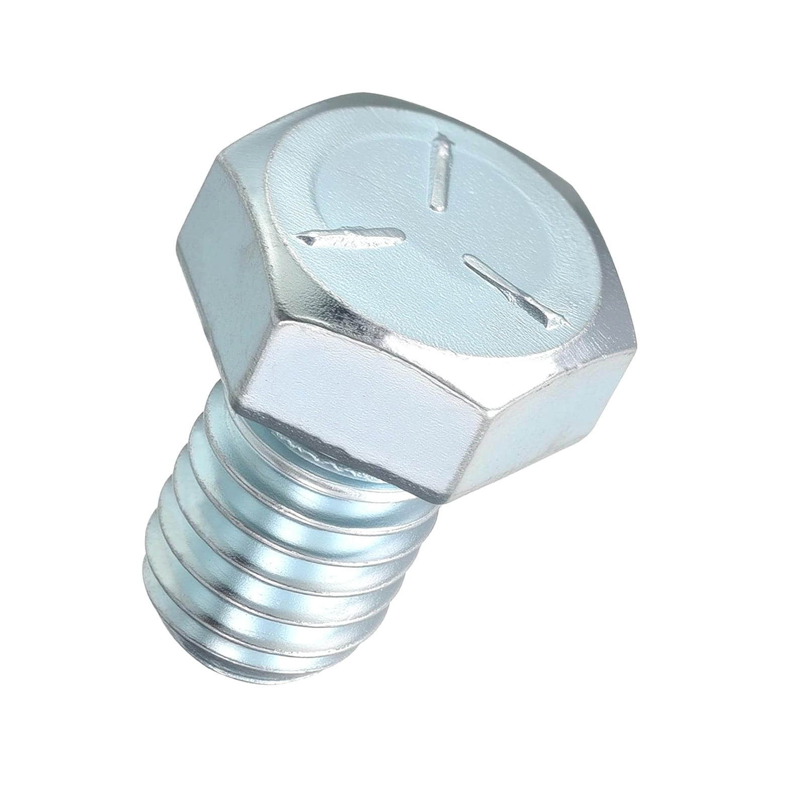 SKYSONIC 100 Pieces Hex Screws Bolts - [3/8"-16x1/2] Carbon Steel Grade ...