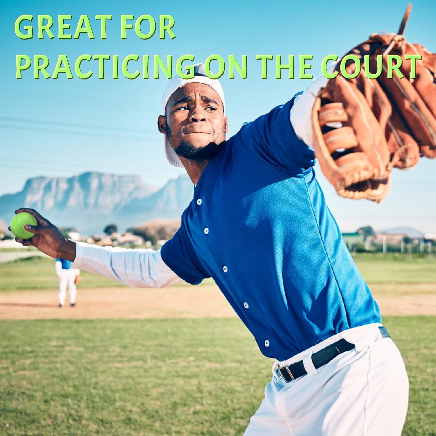 SKYSONIC 12-Pack Yellow Dimpled Practice Baseballs - 9-Inch for ...