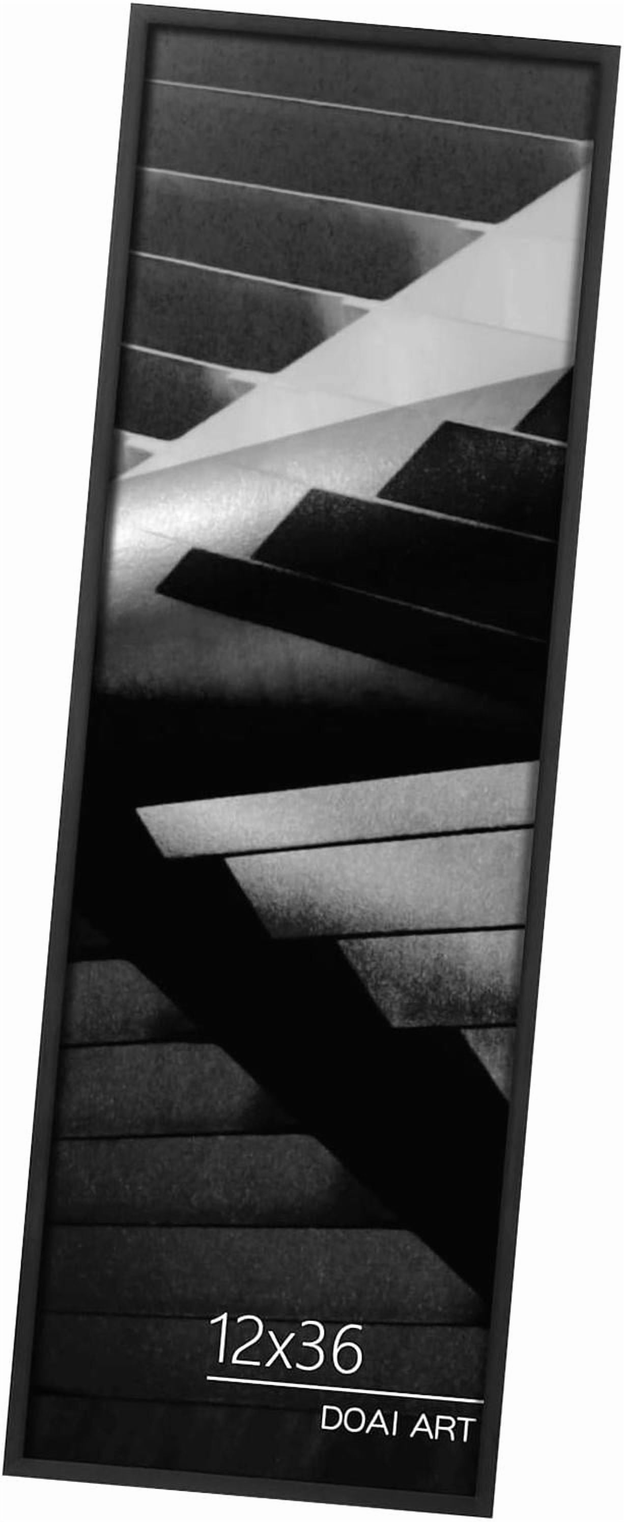 SKYSONIC 12x36 Poster Frame, 12 x 36 Inch Picture Frame with HD ...