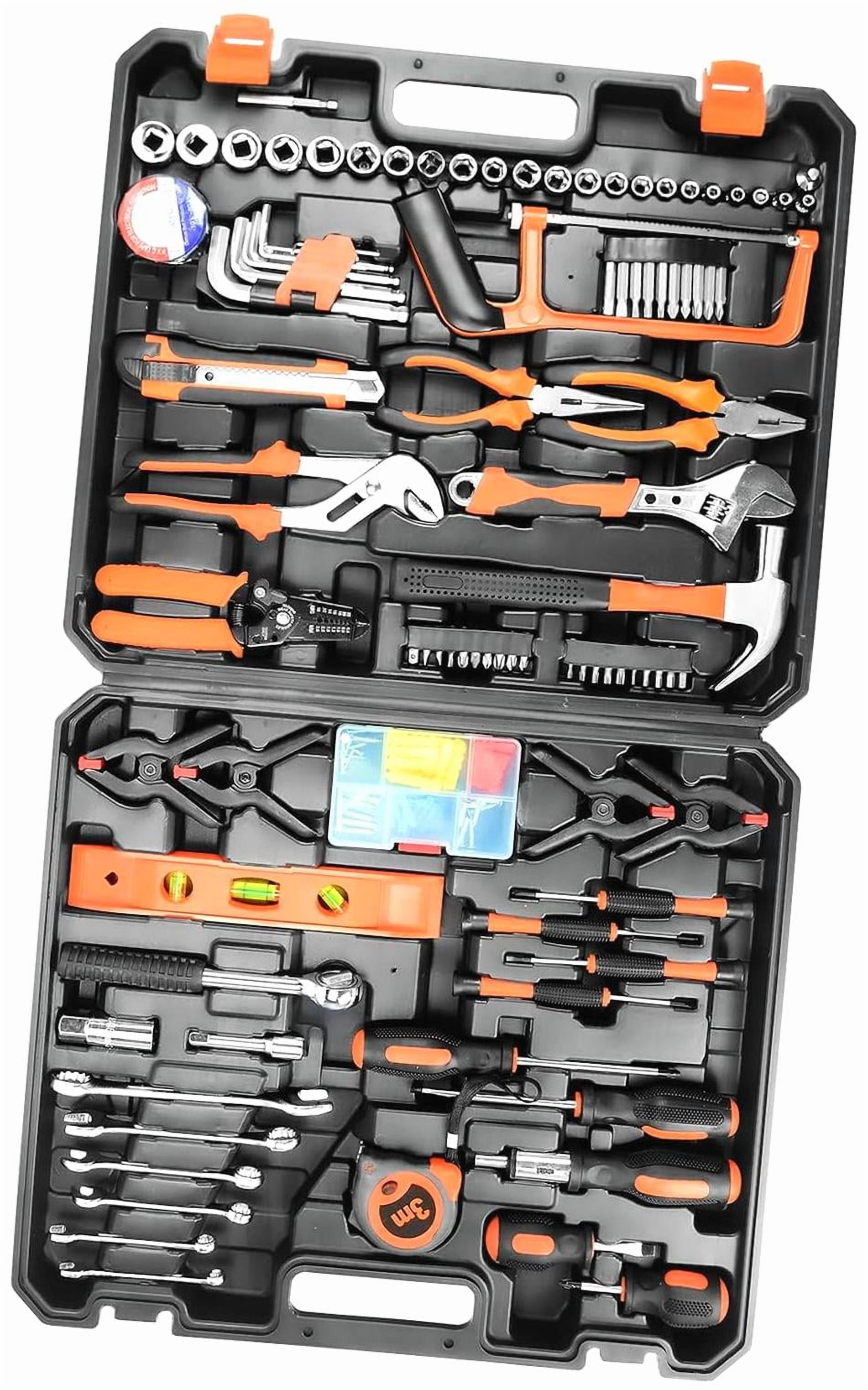 SKYSONIC 157 Piece Tool Set Household Hand Tool Kit for Men Women DIY ...