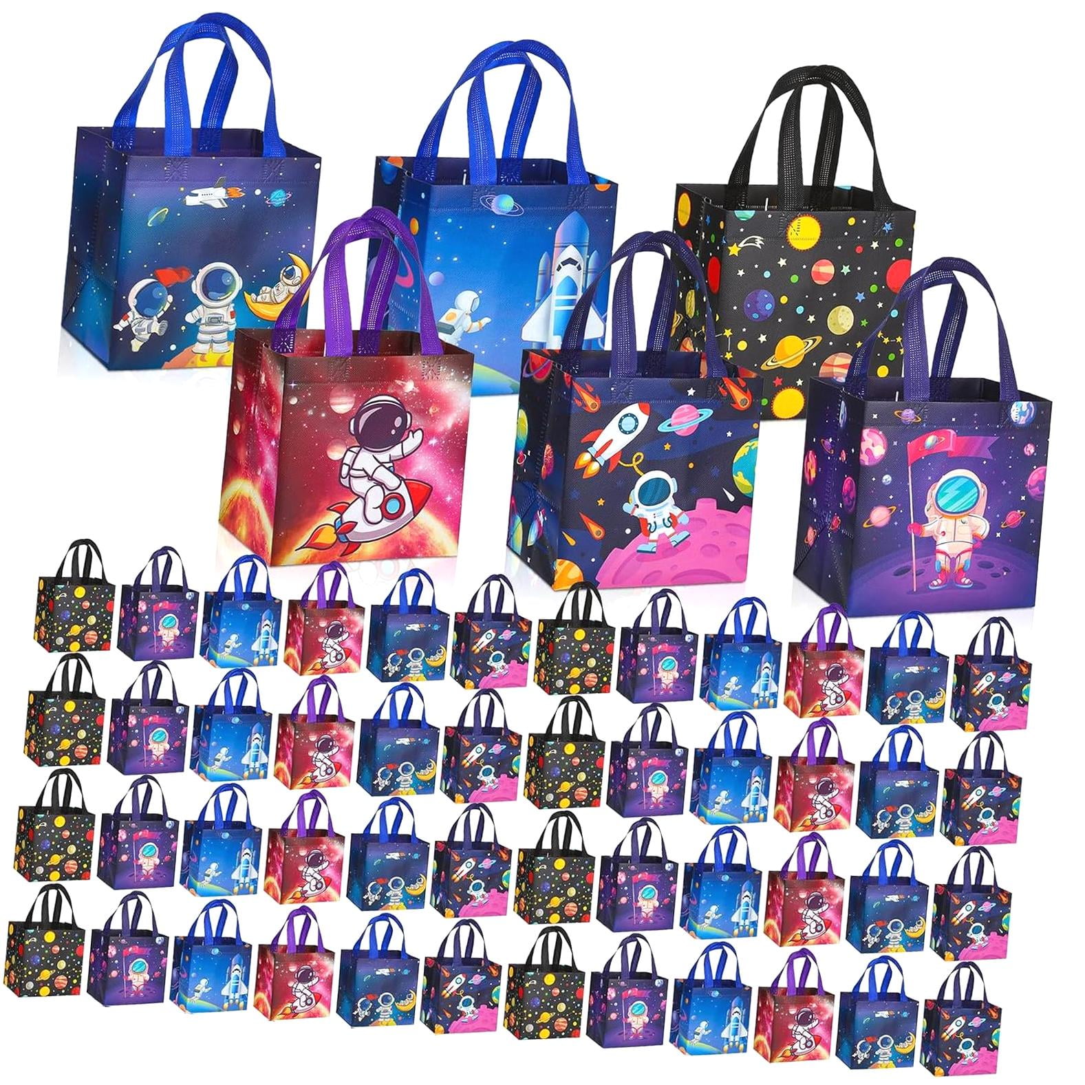 SKYSONIC 18 Pcs Outer Space Bags, Non-woven Astronaut Bag with Handles ...