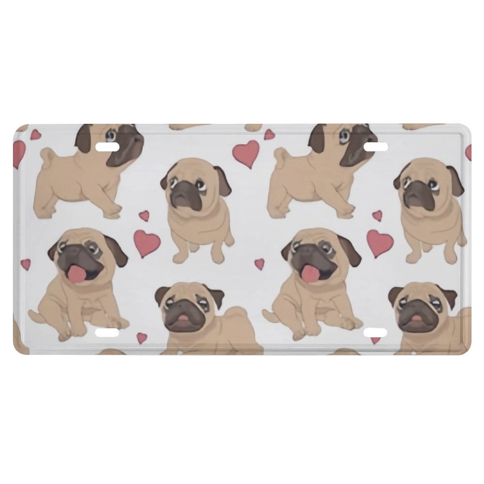 SKYSONIC 1PCS License Plate Covers, Pattern Image Funny Cartoon Iron ...