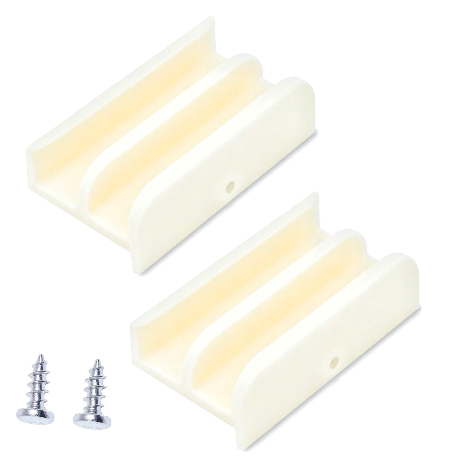 SKYSONIC 2 PCS Sliding Shower Door Bottom Guide for Top Hung Sliding ...