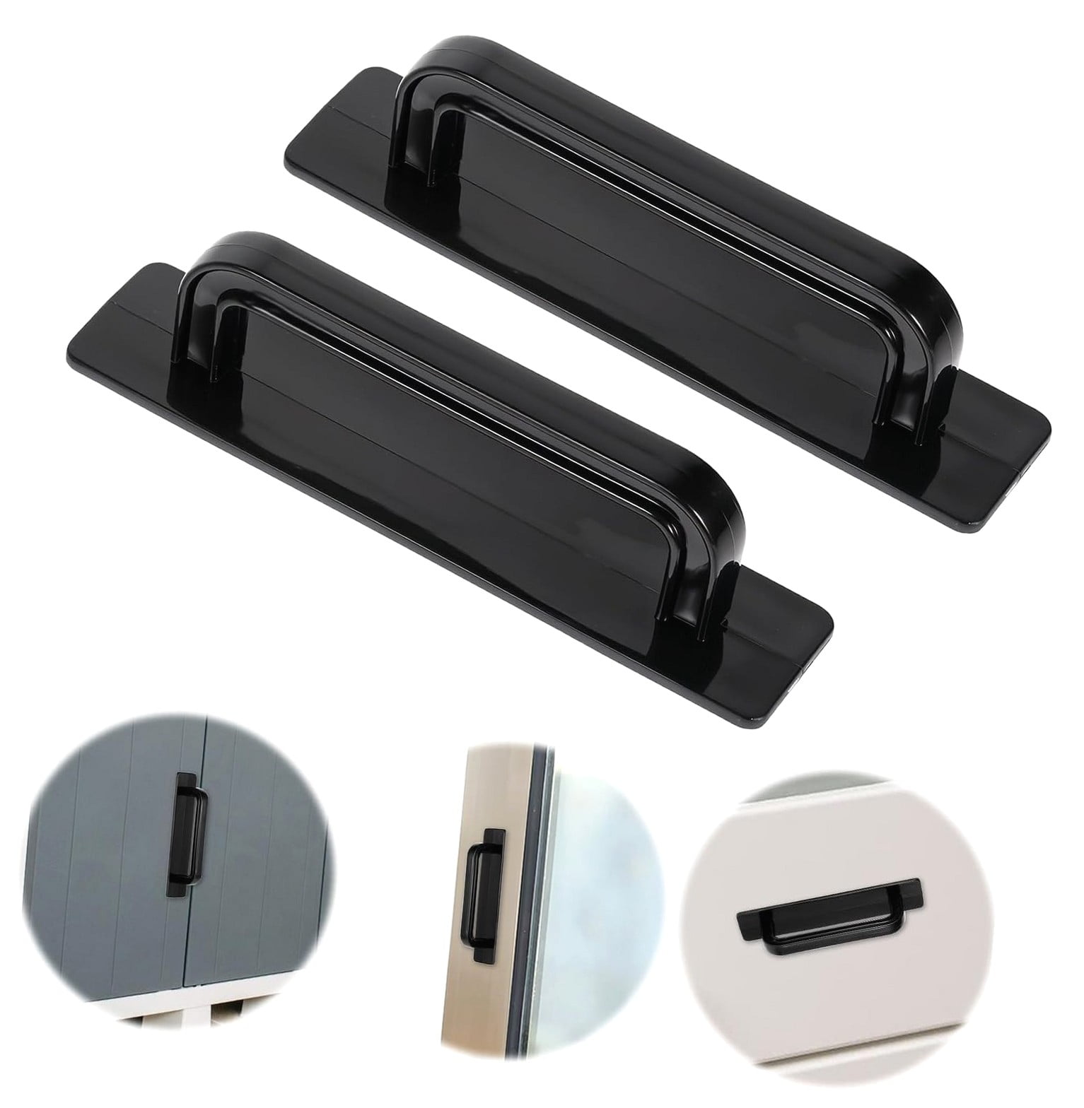 SKYSONIC 2 Pack Adhesive Cabinet Handles, 5.5" Self Stick Drawer Pulls ...