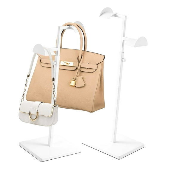 SKYSONIC 2 Pack Purse Stands for Display, Dual Purse Holder, Steel ...