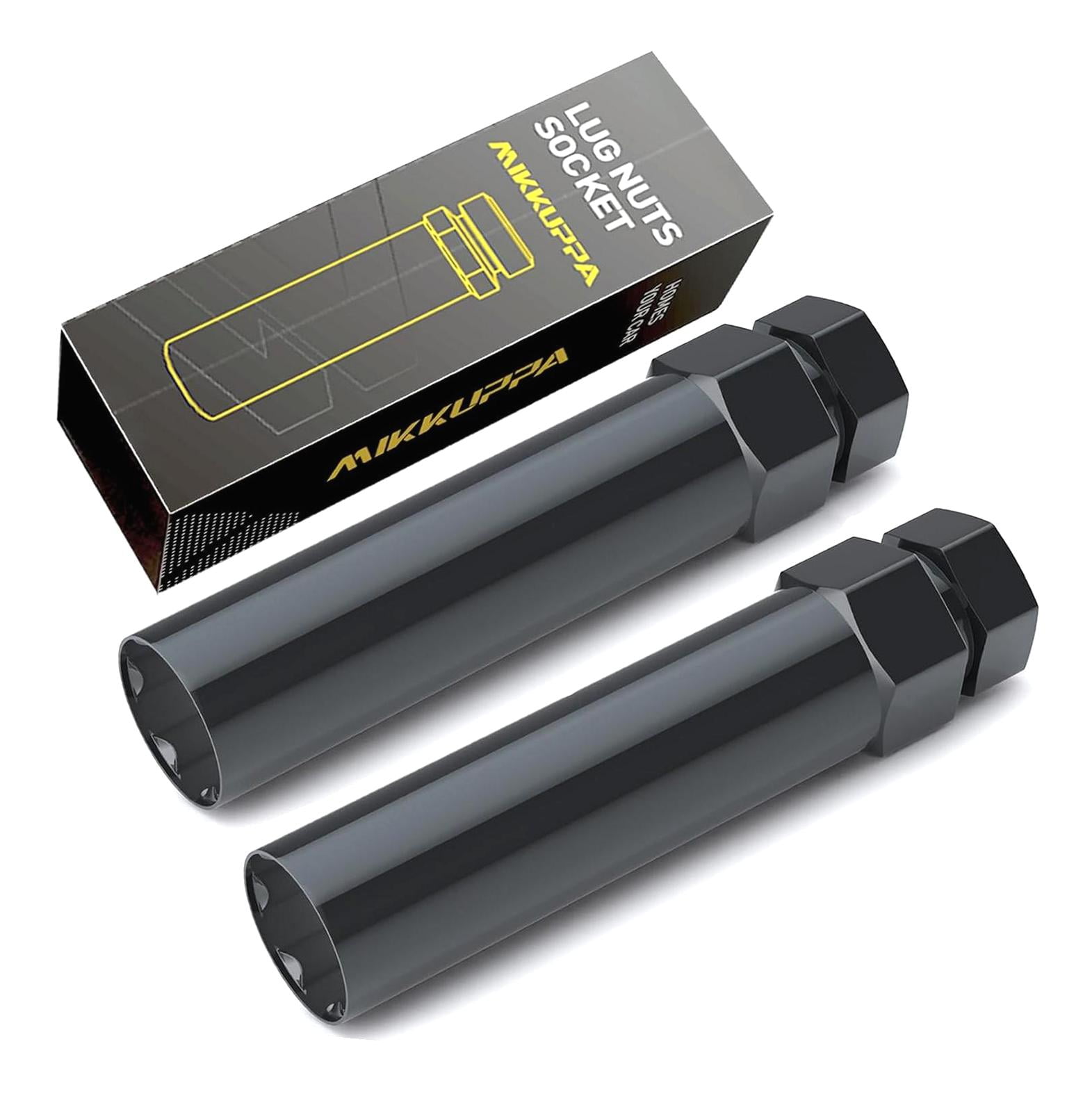 SKYSONIC 2-Piece 6-Point Spline Lug Nut Socket Key Tool - Designed for ...