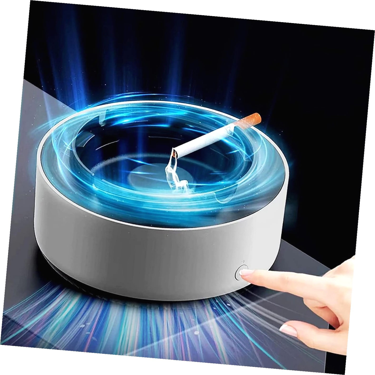 SKYSONIC 2 in 1 Air Purifier Multifunctional with Filter, Ashtrays for ...