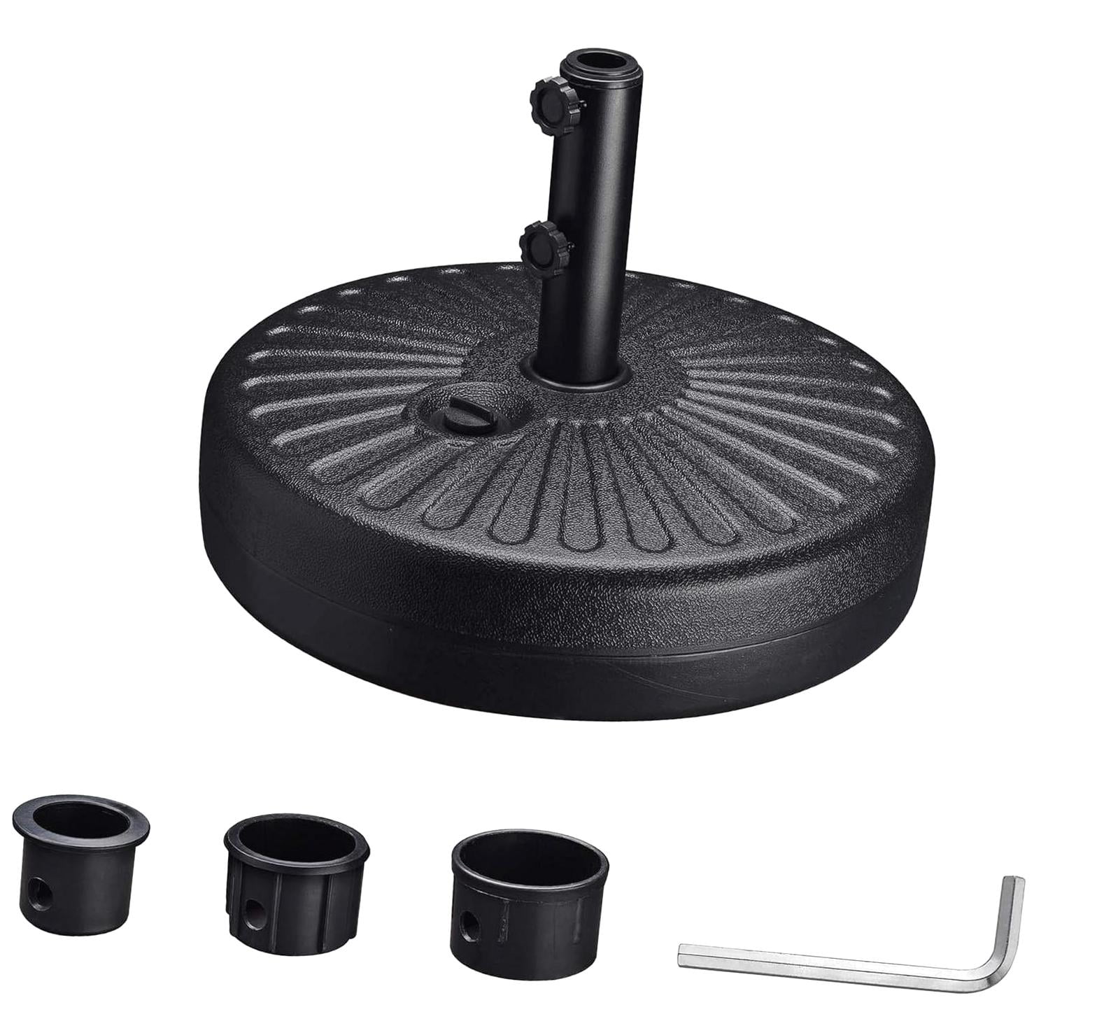 SKYSONIC 20" Umbrella Base Sand or Water Filled Parasol Weighted Stand ...