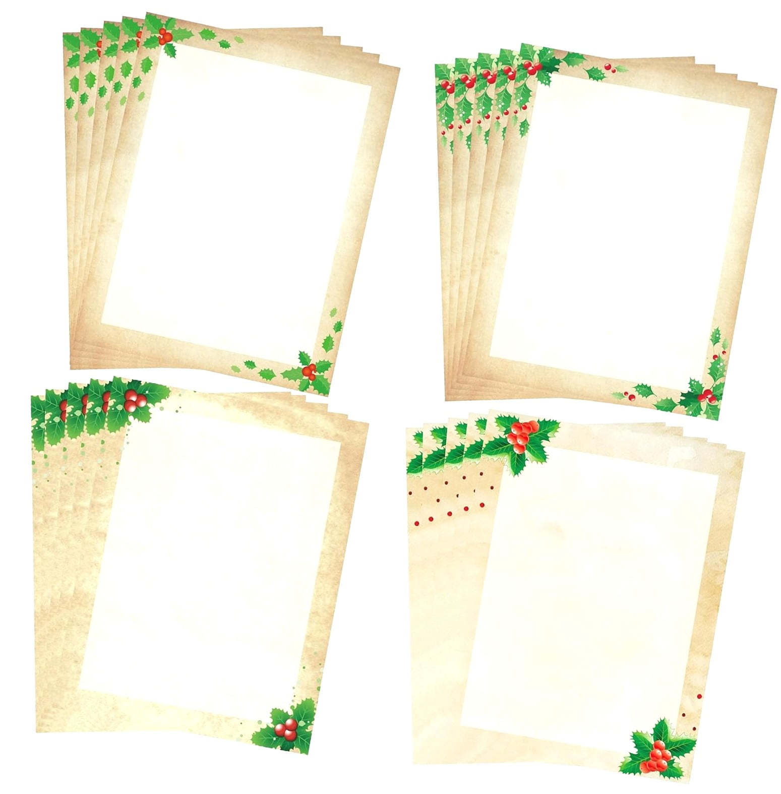 SKYSONIC 200 Christmas Stationary Paper 8.5 11'' Christmas Printer ...
