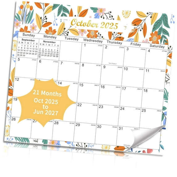 SKYSONIC 2026 Fridge Calendar 21 Monthly Calendar for Refrigerator ...