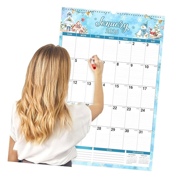 SKYSONIC 2026 Wall Calendar 2026 Large Wall Calendar, Jan. 2026 to Dec ...