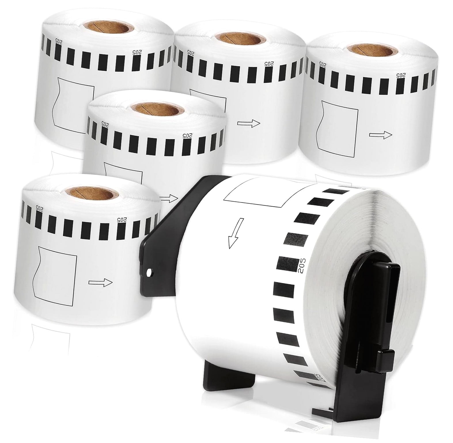 SKYSONIC -2205 Continuous Paper Label Rolls 2-3/7" 100'(62mm 30.48m ...