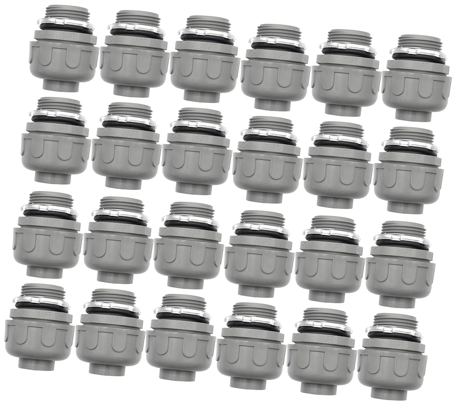SKYSONIC 24 Pack 1 Inch Conduit Fittings, 180-Degree Liquid Tight ...
