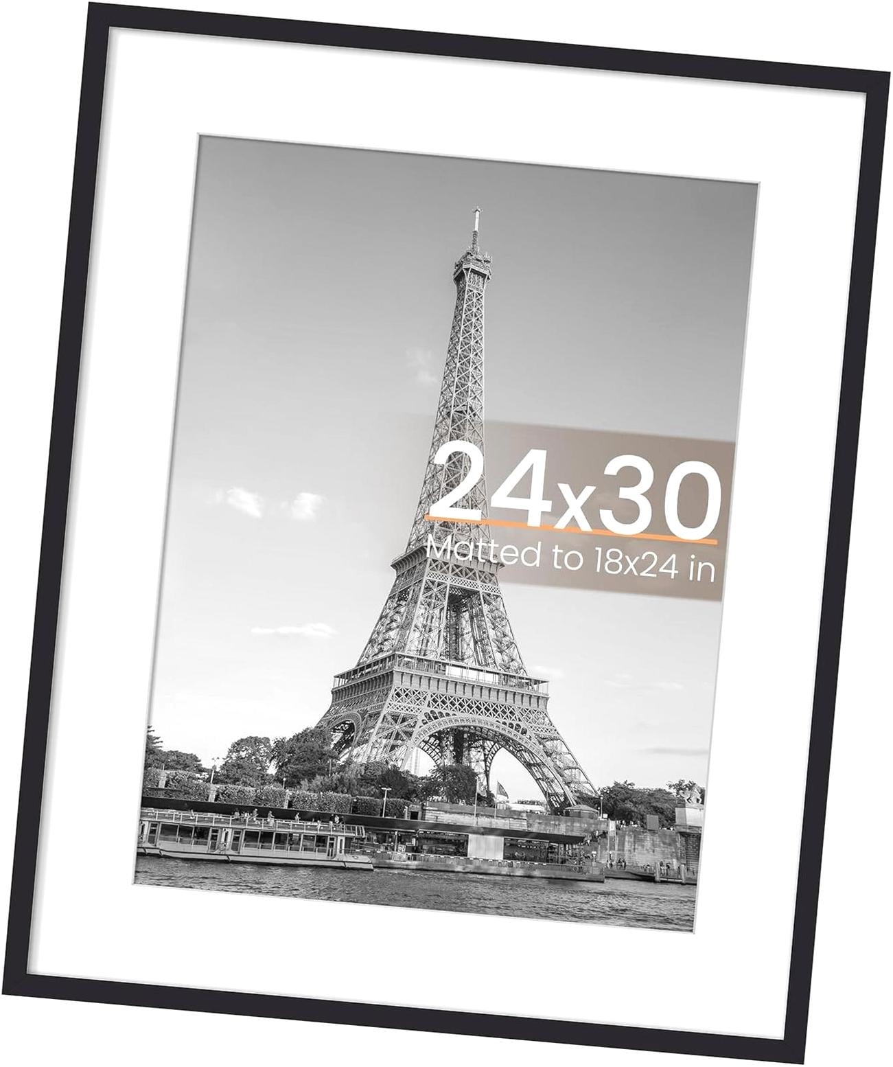 SKYSONIC 24x30 Puzzle Frame, Holds 18x24 images with Mat or 24x30 ...