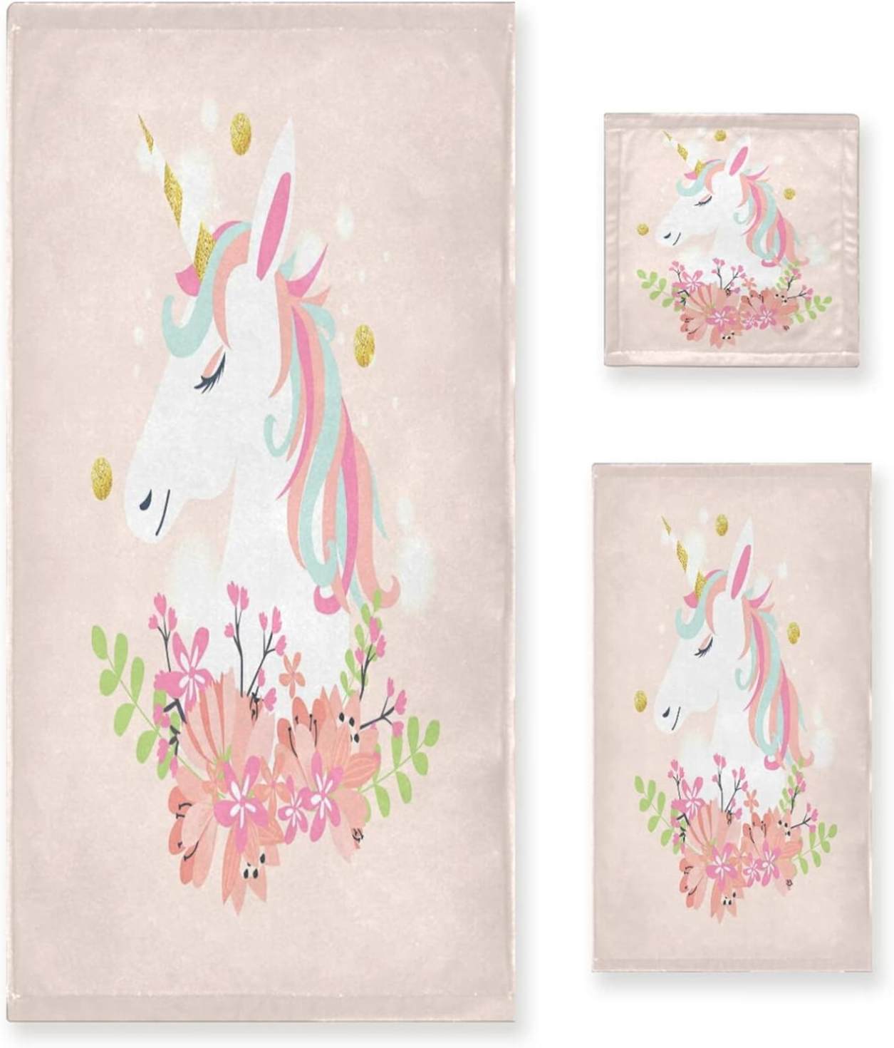 SKYSONIC 3 Pack Towel Valentine's Day Mother's Day Red Hearte Love ...