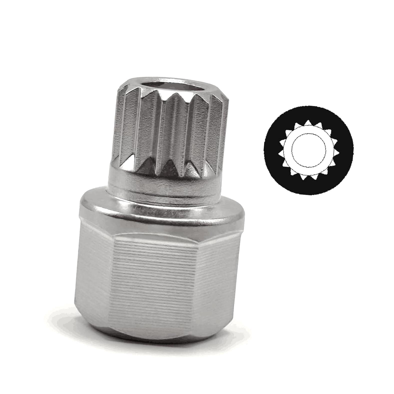 SKYSONIC 31/15PT Wheel Lock Nut Key - Wheel Anti-Theft Lug Nut Removal ...