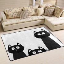 SAFAVIEH Carousel Kids Emelly Happy Cat Area Rug, Pink/Grey, 2' x 3 ...