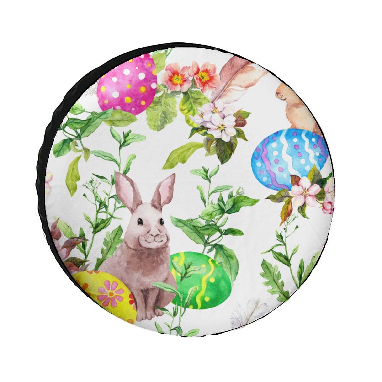 SKYSONIC 36 Inch Oxford Cloth Spare Wheel Tire Covers, Easter Bunny ...