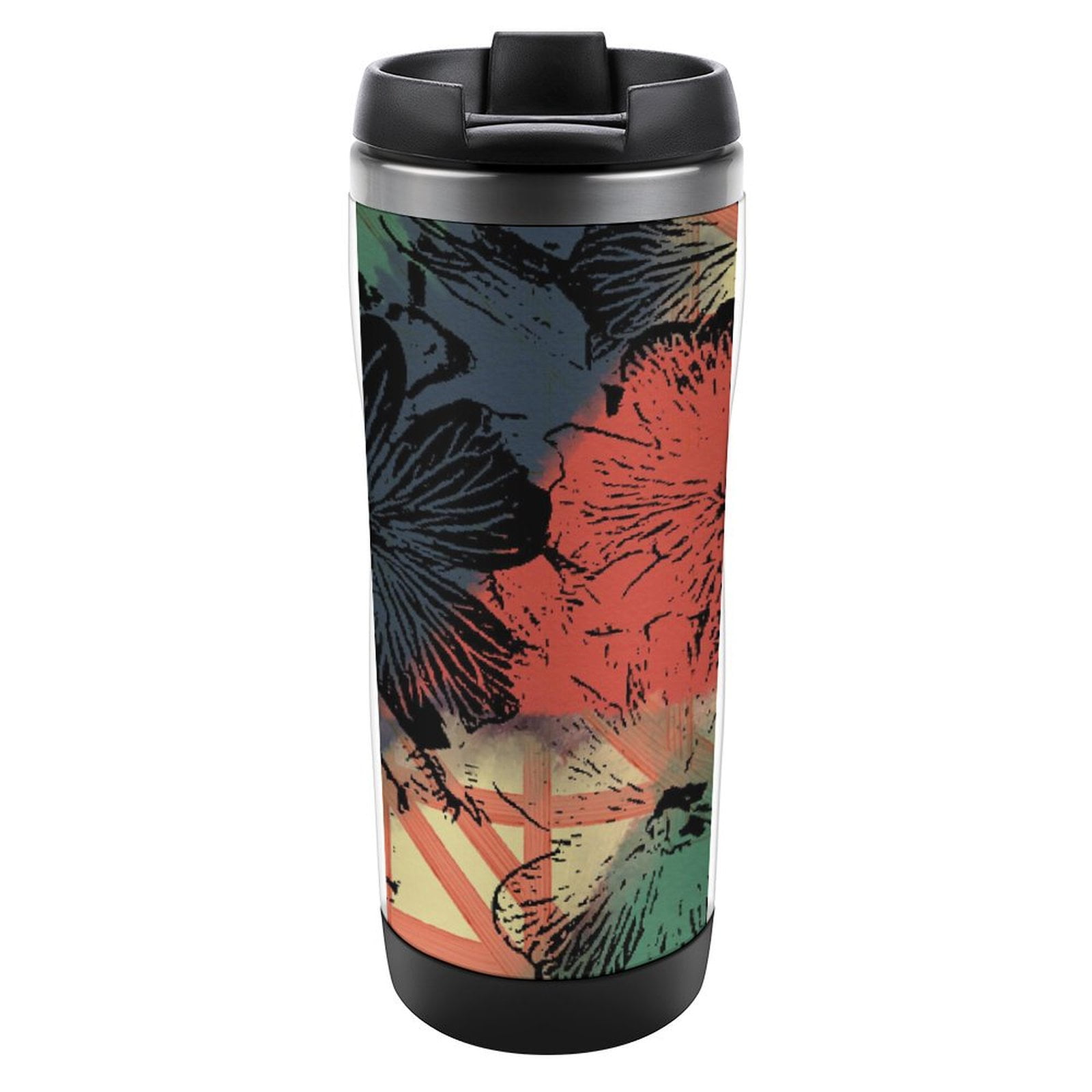 SKYSONIC 380 ML Stainless Steel Vacuum Insulated Tumbler, Mixed Ink ...