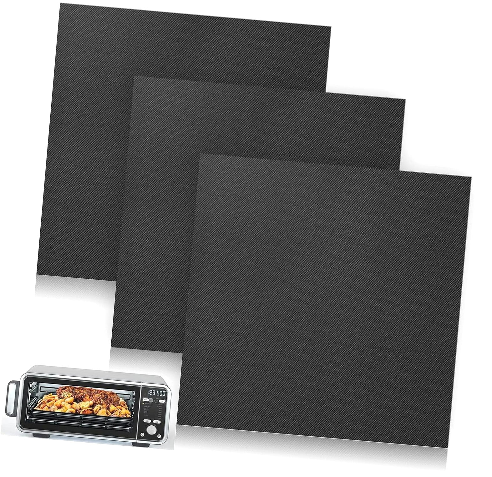 SKYSONIC 3Pcs Air Fryer Liners Toaster Oven Liners For Bottom Of Oven ...