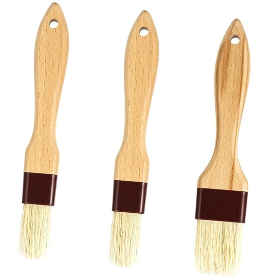 SKYSONIC 3pcs Pastry Basting , Oil for Cooking Boar Bristle BBQ for ...