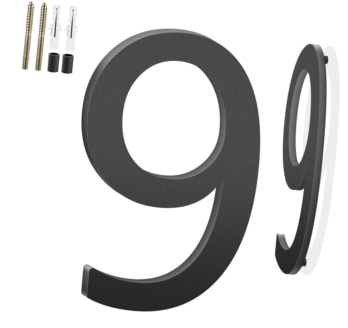 SKYSONIC 4 Inch House Numbers and Metal Letters for Signs, House ...