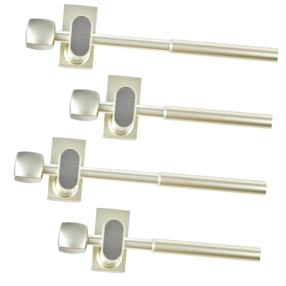 SKYSONIC 4 Pack Curtain Rod for Metal Doors, 16 to 28 Inch, Multi ...