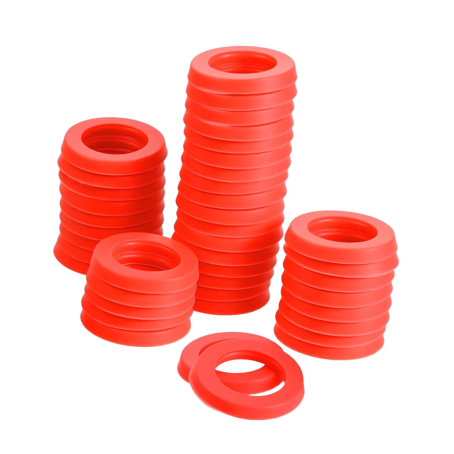 SKYSONIC 40 Pcs Washers Red Rubber with Washer Gasket Combo Pack for ...