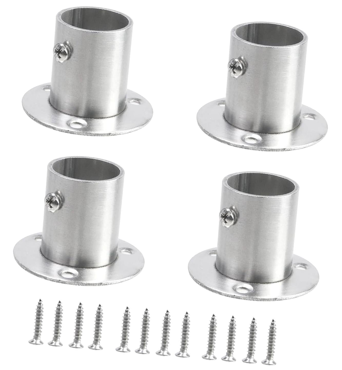 SKYSONIC 4PCS High Flange Holder Rods, 1.57" Height, Fits 1.0" Pipes ...