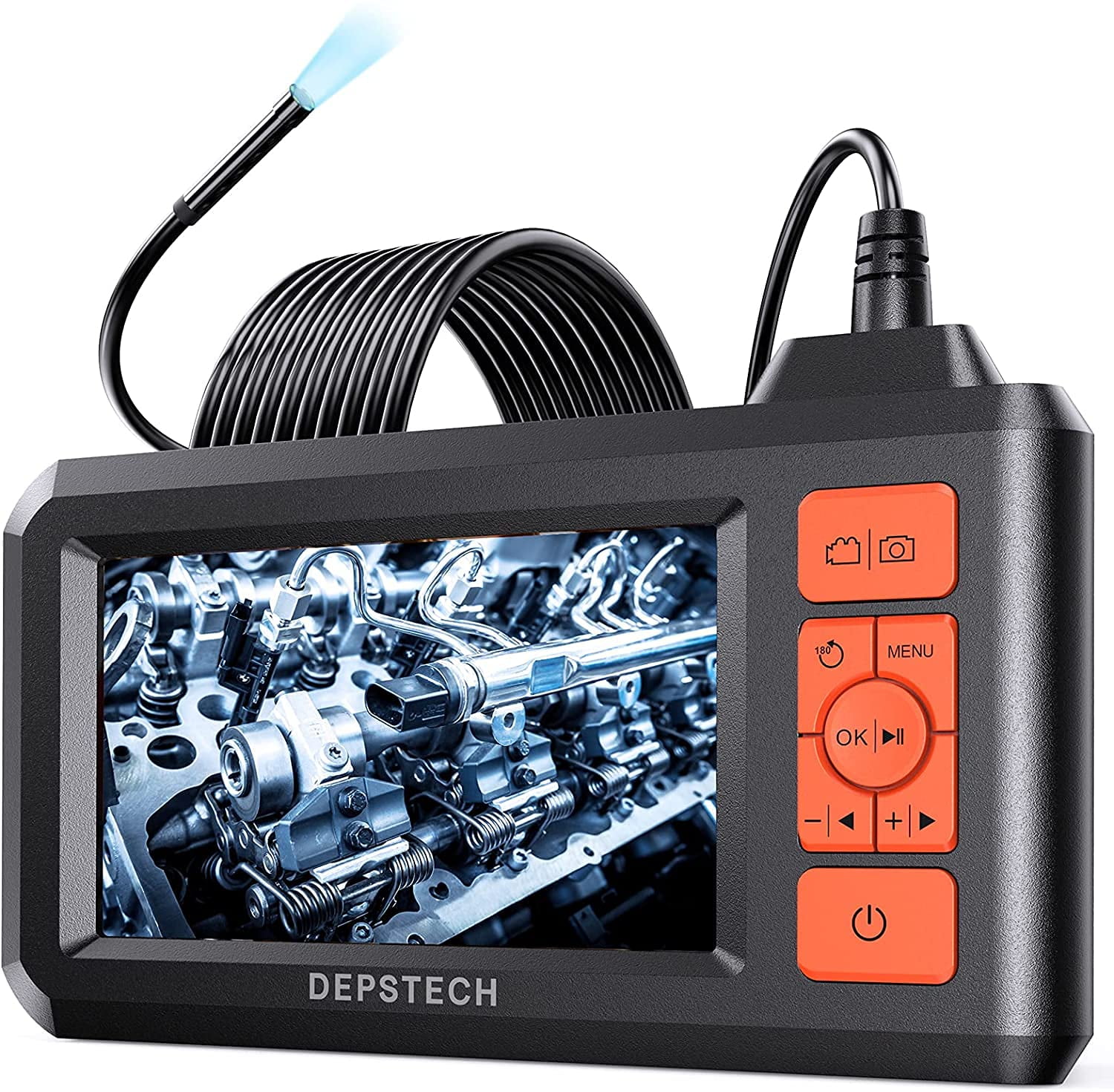 SKYSONIC 5.5mm Industrial Endoscope, 1080P Digital Borescope Inspection ...
