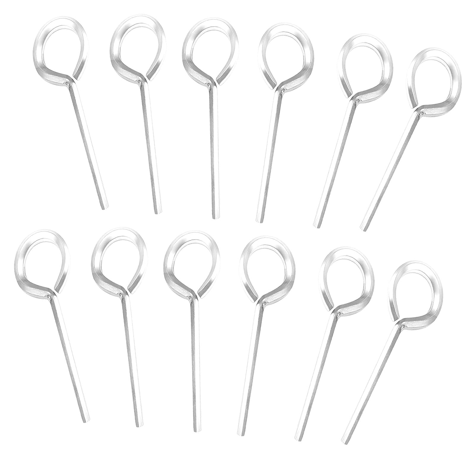 SKYSONIC 5/64 inch Standard Hex Dogging Key, 12 Pcs Silver Wrench Door ...