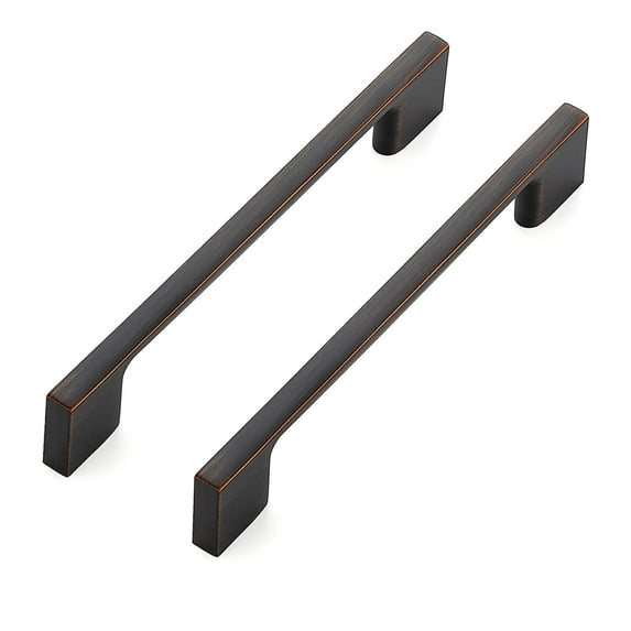 SKYSONIC 5 Pack Kitchen Cabinet Handles 5" Hole Center Foot Drawer ...