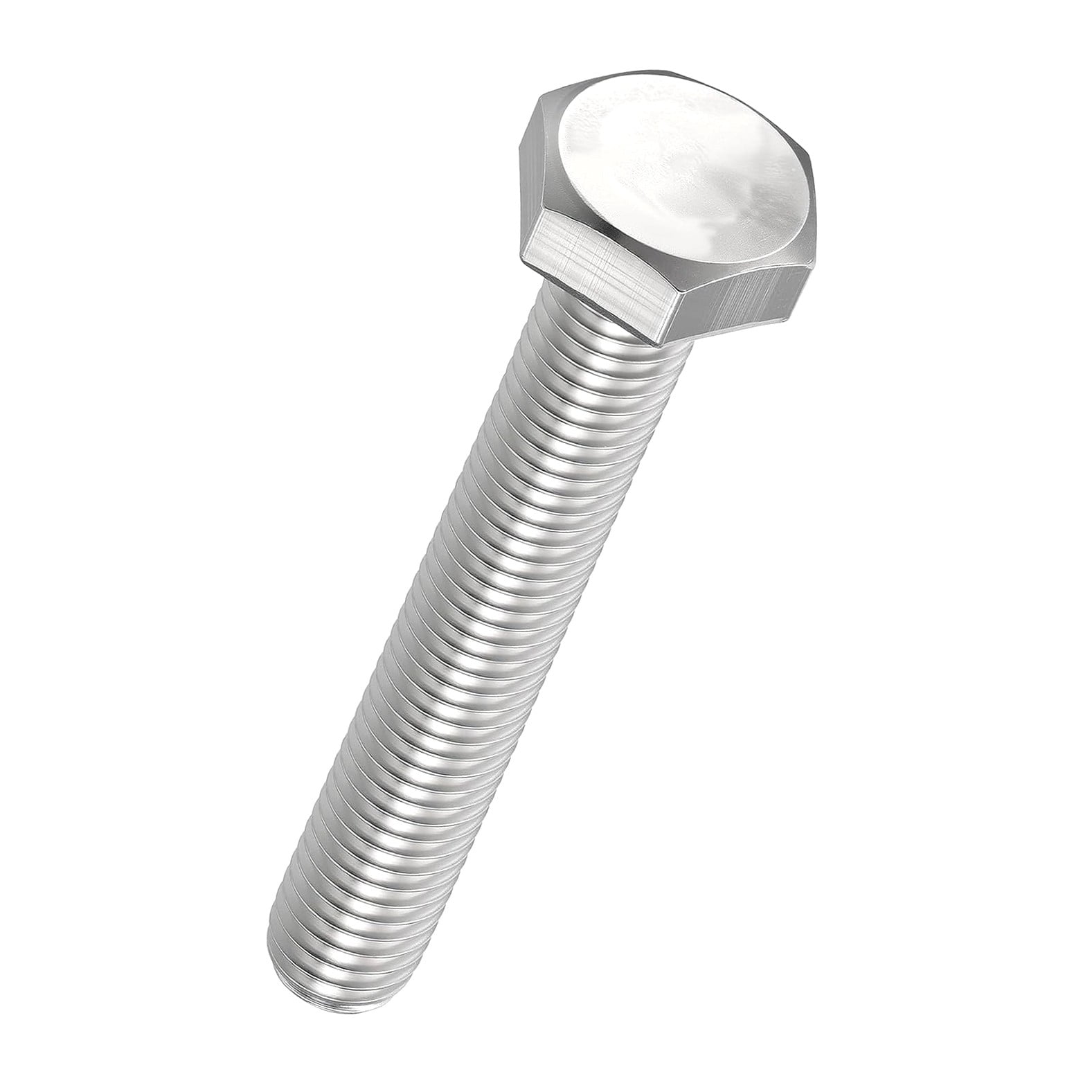 SKYSONIC 5 Pieces Hex Screws Bolts - [M10-1.5x70] 304 Steel Grade A2-70 ...