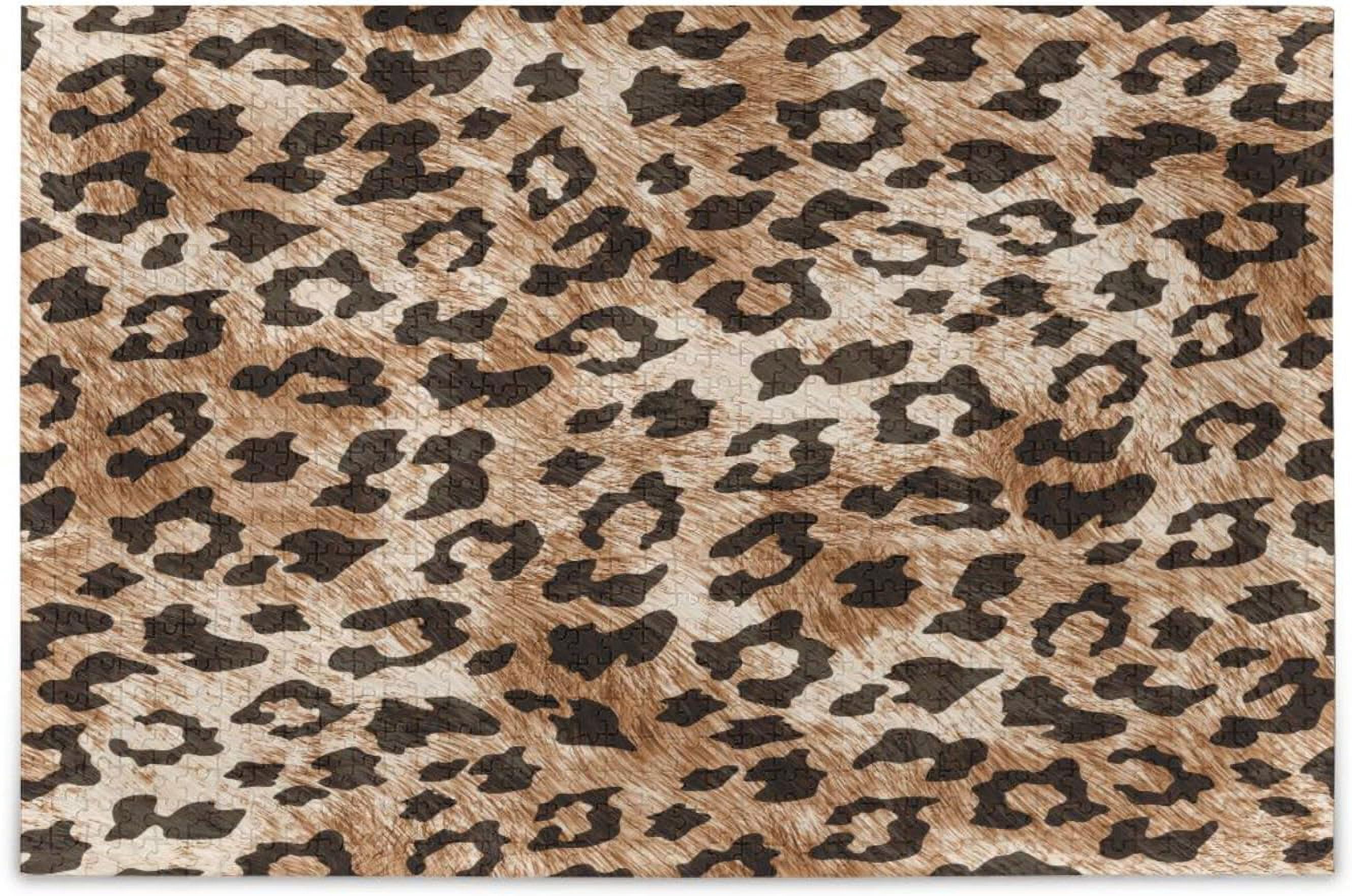 SKYSONIC 500PCS Jigsaw Puzzles Leopard Stripes Adult Children ...