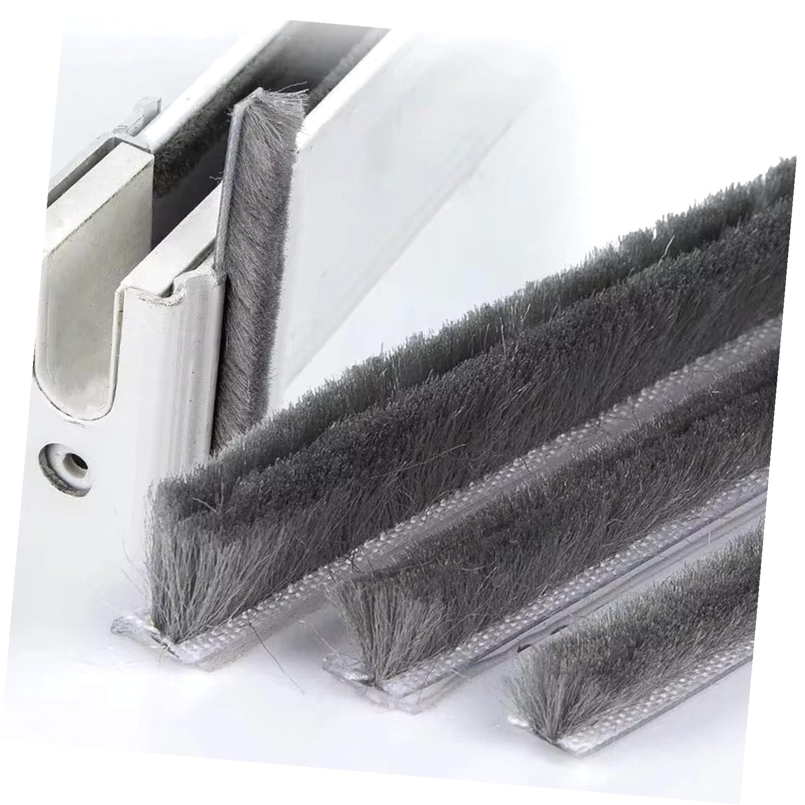 SKYSONIC 5m (16feet) Weather Striping Card-Slot Seal Strip Pile ...