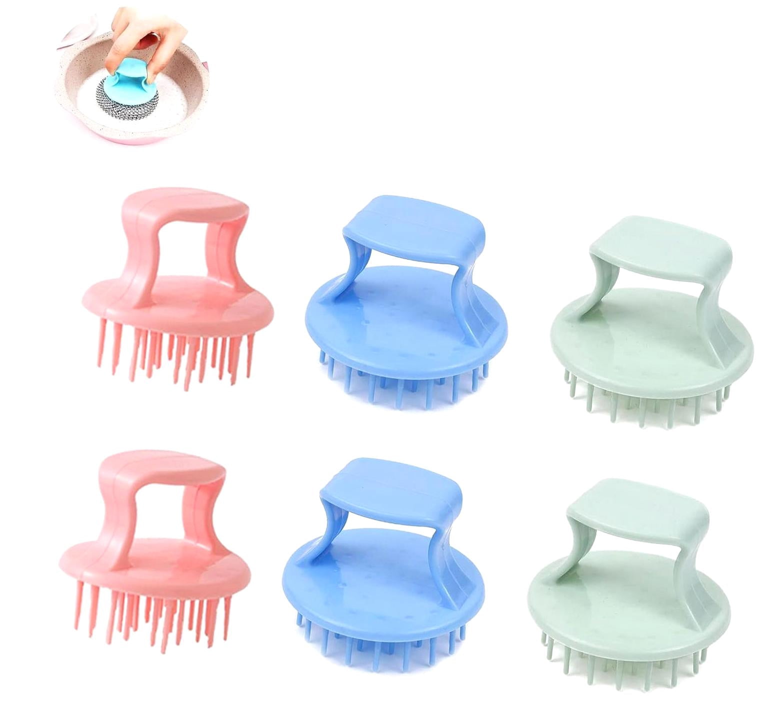SKYSONIC 6 Pack Stainless Steel Scrubber Handle Attachment Steel ...