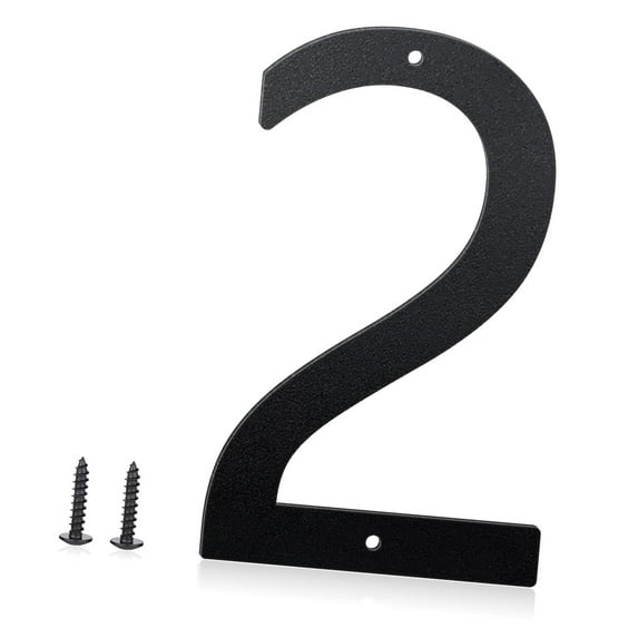 SKYSONIC 8 Inch House Numbers and Metal Letters for Signs, House ...