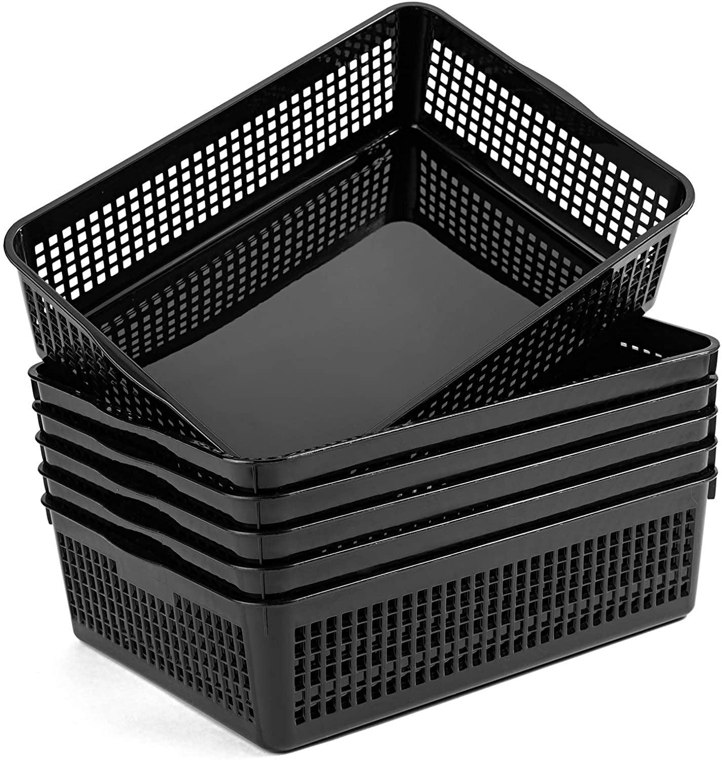 SKYSONIC A4 Size Plastic Paper Storage Trays,Desktop File Organizer ...