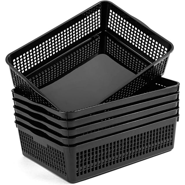 SKYSONIC A4 Size Plastic Paper Storage Trays,Desktop File Organizer ...