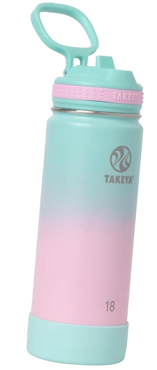 SKYSONIC Actives Water Bottle with Straw Lid - & Easy-Care Stainless ...