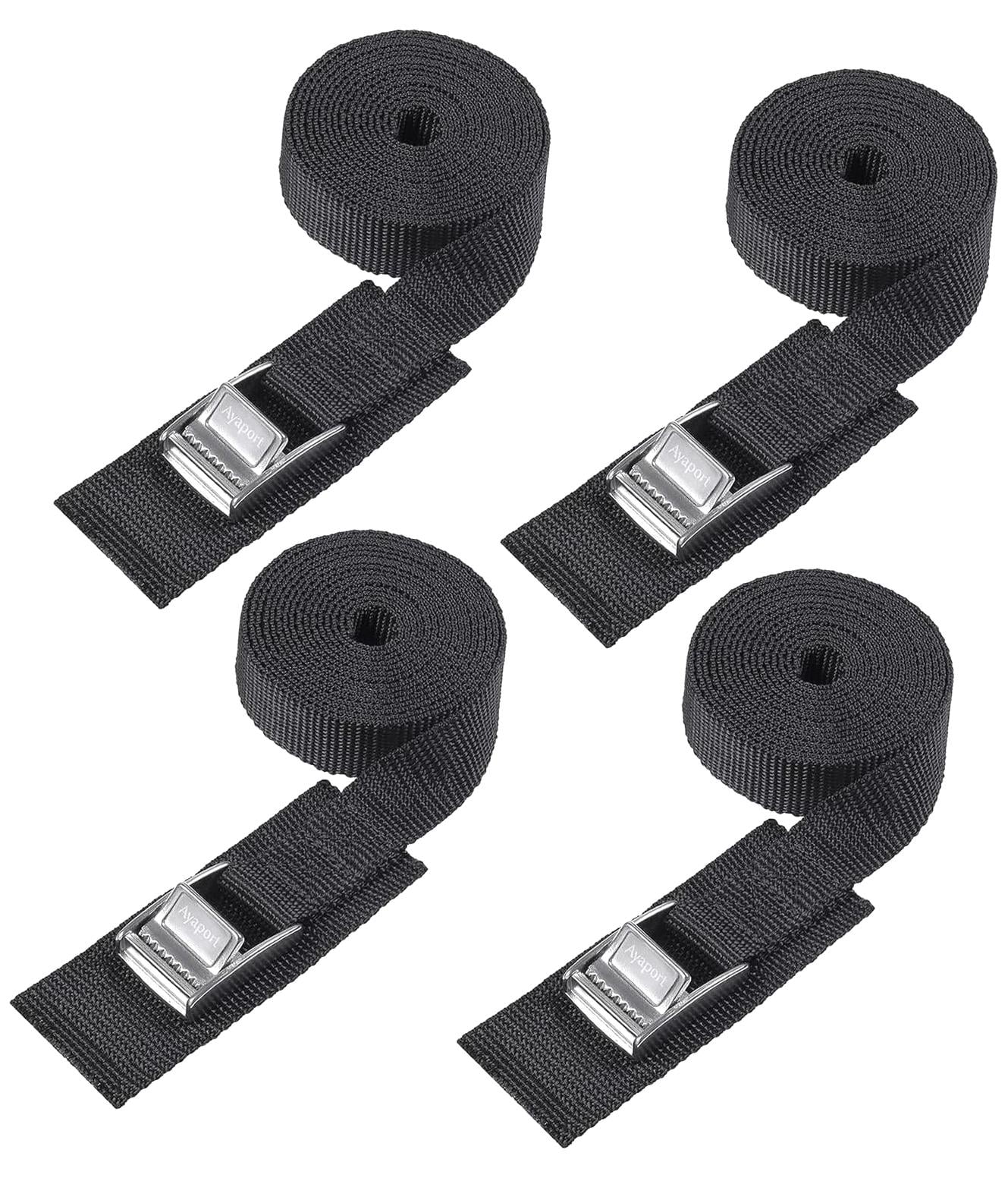 SKYSONIC Adjustable Steel Buckle Lashing Straps, 16ft Length for Secure ...