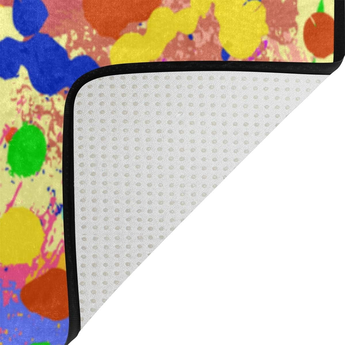 SKYSONIC Area Rug Pad Colorful Art Nursery Rugs Floor Mat for Kids ...
