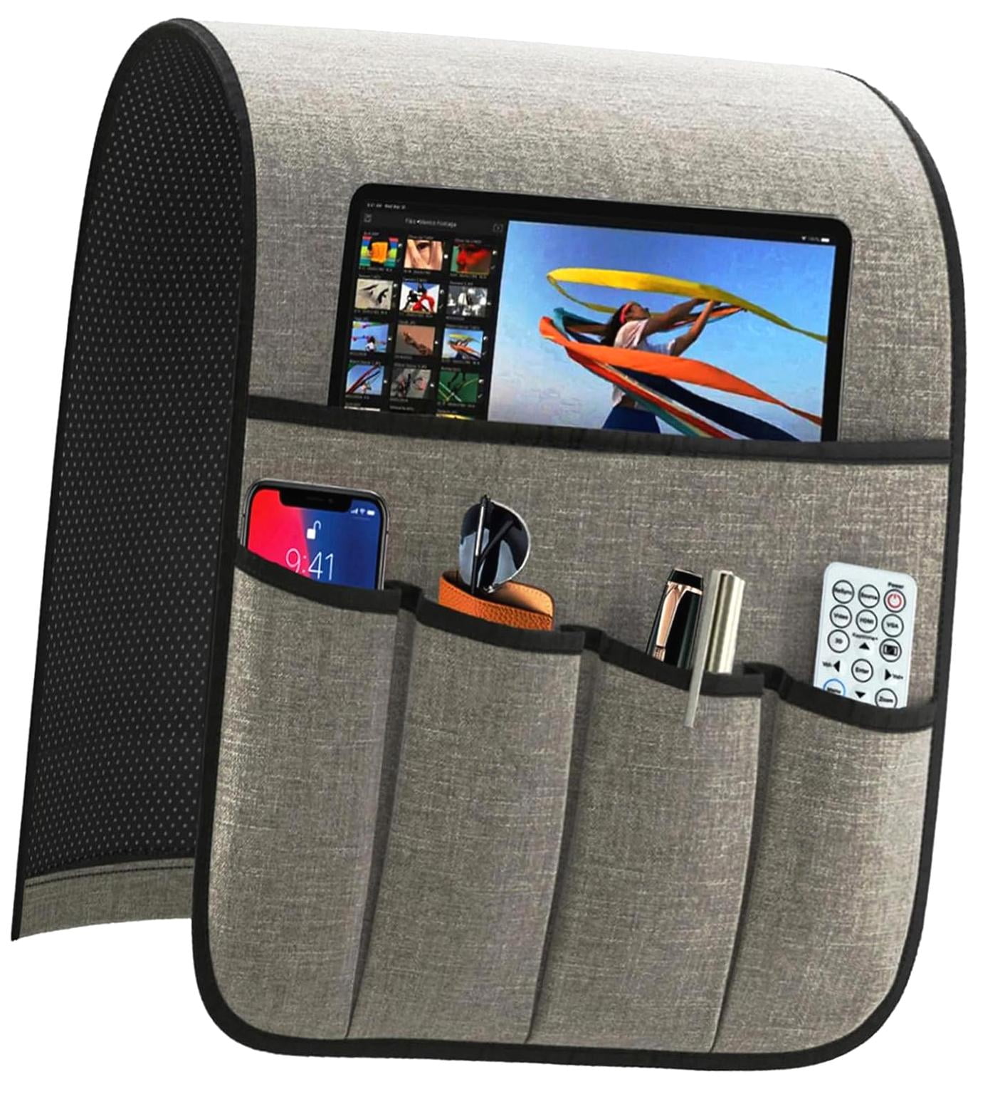 SKYSONIC Armrest Organizer Without Remote Control Holder, Armchair ...